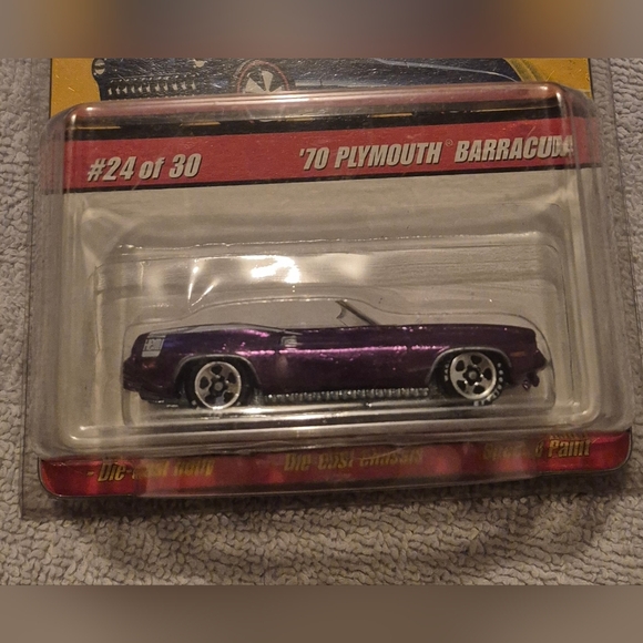 Toys | Hot Wheels Classics Series 3 24 7 Plymouth Barracuda Purple ...